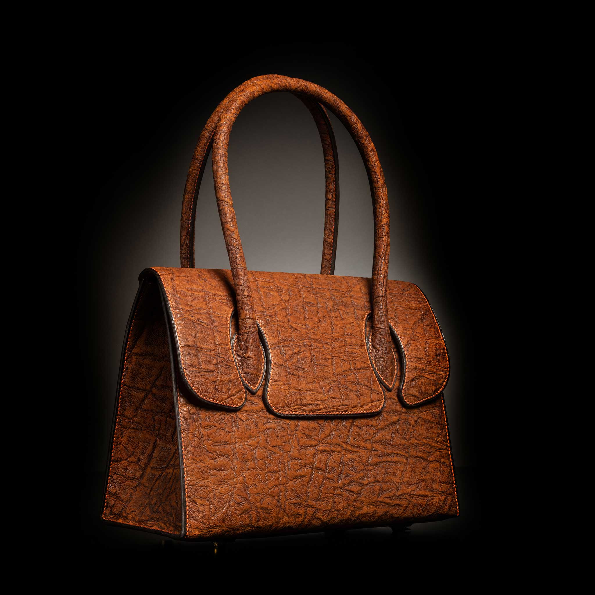 Refaeli Rust Color Pachyderm bag - Duret Paris